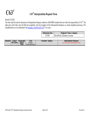 Fillable Online C63 Interpretation Request Form Fax Email Print - pdfFiller