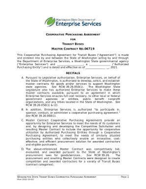 Exhibit A-1 - Master Contracts Doc Template | pdfFiller