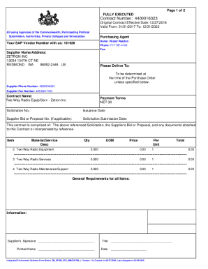 Fillable Online Contract Number: 4400016323 Original Contract Effective ...