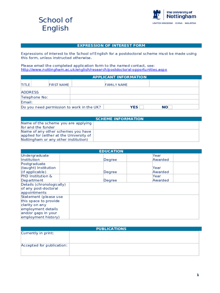 How to Write an Expression of Interest: 14 Steps (with Pictures) - wikiHow Doc Template | pdfFiller