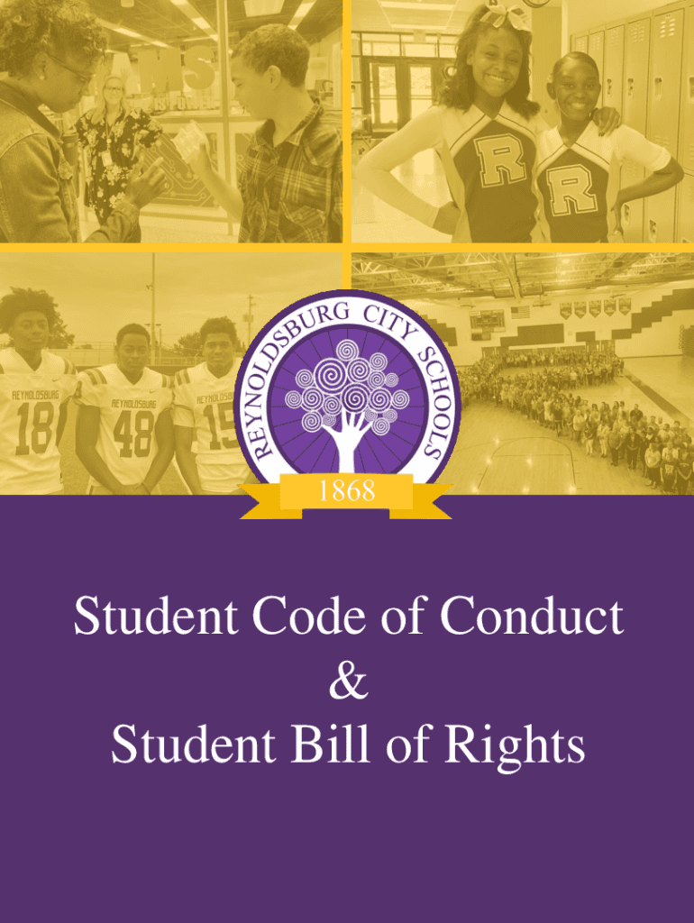 Fillable Online Student Code of Conduct Student Bill of Rights - Reyn ...