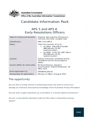 APS 5 and APS 6 Doc Template | pdfFiller