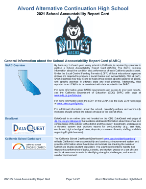 Fillable Online Alvord Alternative Continuation High School Fax Email ...