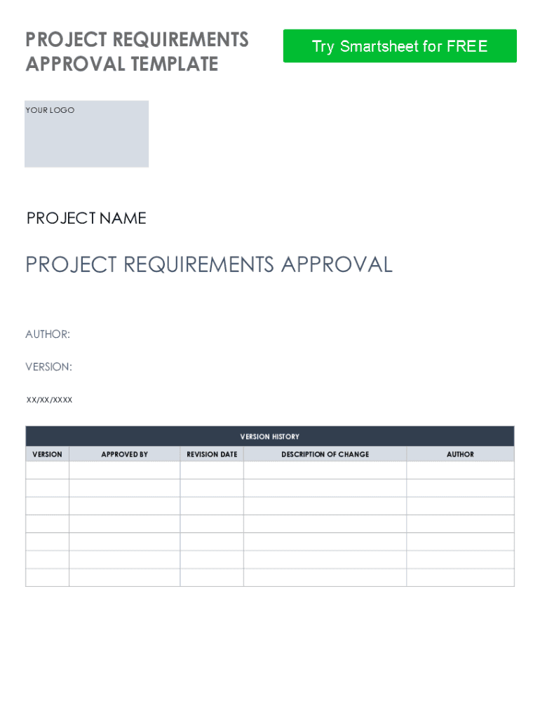 Fillable Online Project Approval Initiation Document Template - Task 1 ...