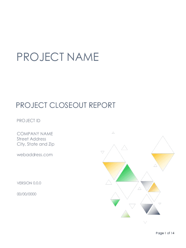 Fillable Online 5.Project-Closure-Template.doc - Project Closure ...