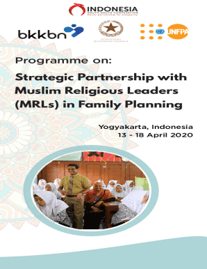 Fillable Online indonesia unfpa Strategic Partnership with Muslim ...