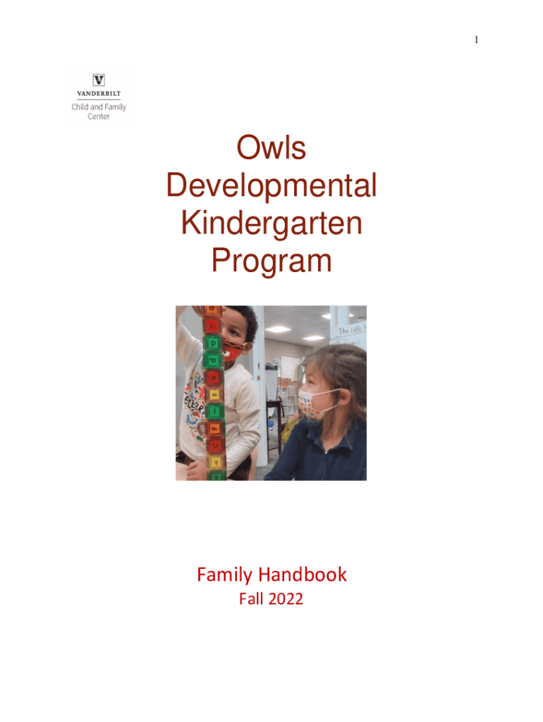 Fillable Online Owls Developmental Kindergarten Program Fax Email Print - pdfFiller