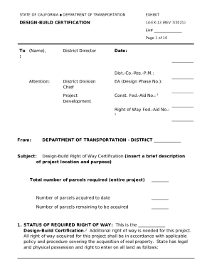 14-EX-04, Sample Minimum Certification - California Department of ...