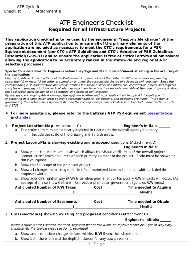 ATP Cycle 5 Application - California Department of Transportation - dot ...
