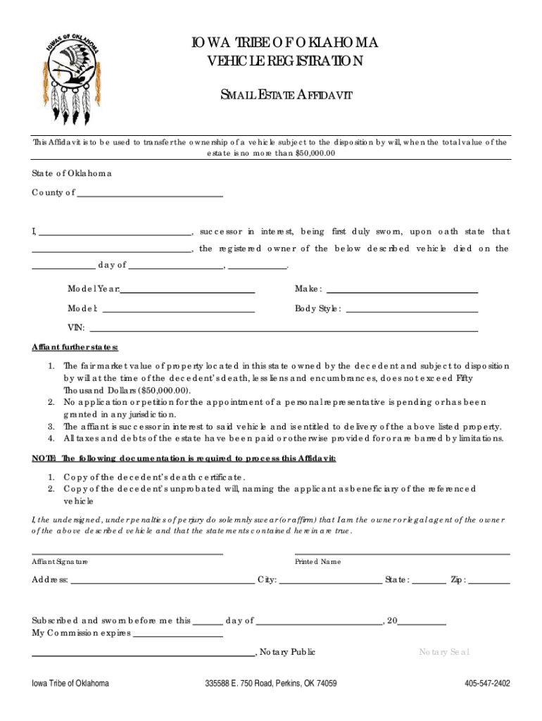 Fillable Online eforms.comsmall-estateiowa-small-estateFree Iowa Small ...