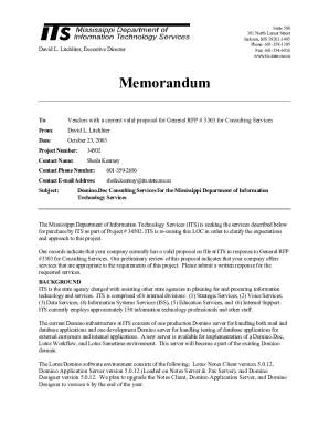 Fillable Online Fillable Online Memorandum - dsitspe01itsmsgov Fax ...