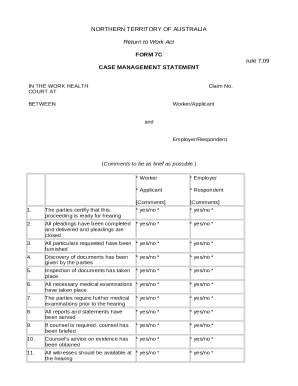 7c - Nt Local Courts - Localcourt Nt Gov Doc Template | Pdffiller