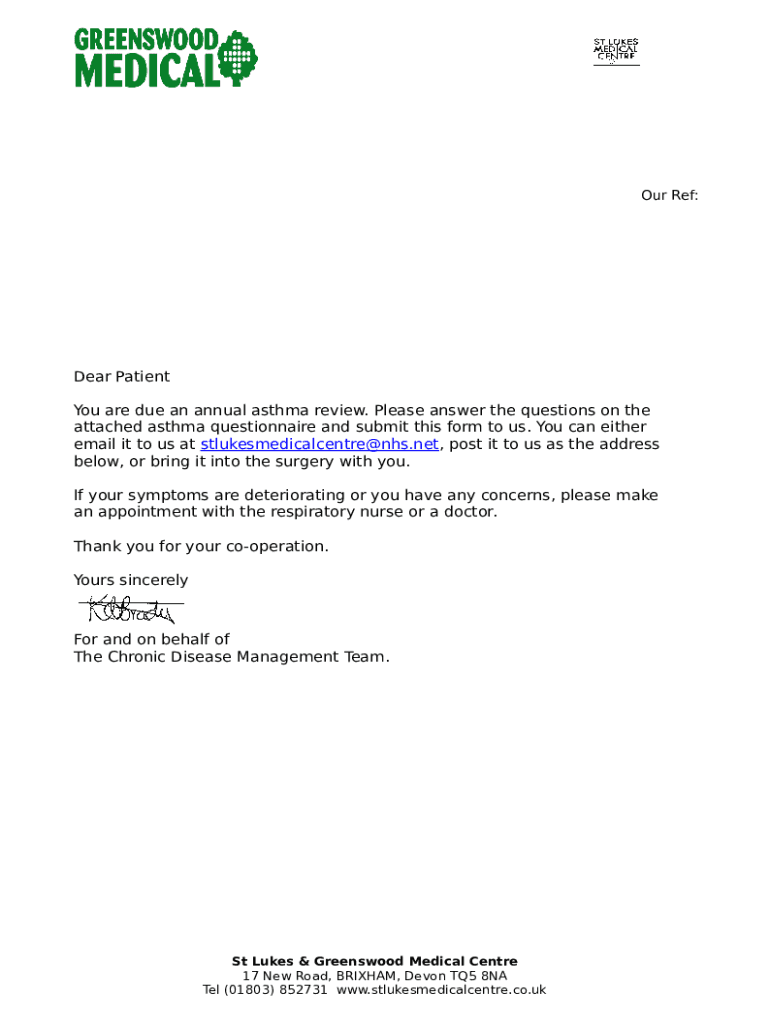 Our Ref: Doc Template | pdfFiller