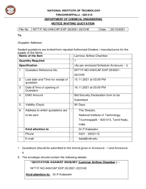 Fillable Online NITT/F Fax Email Print - pdfFiller