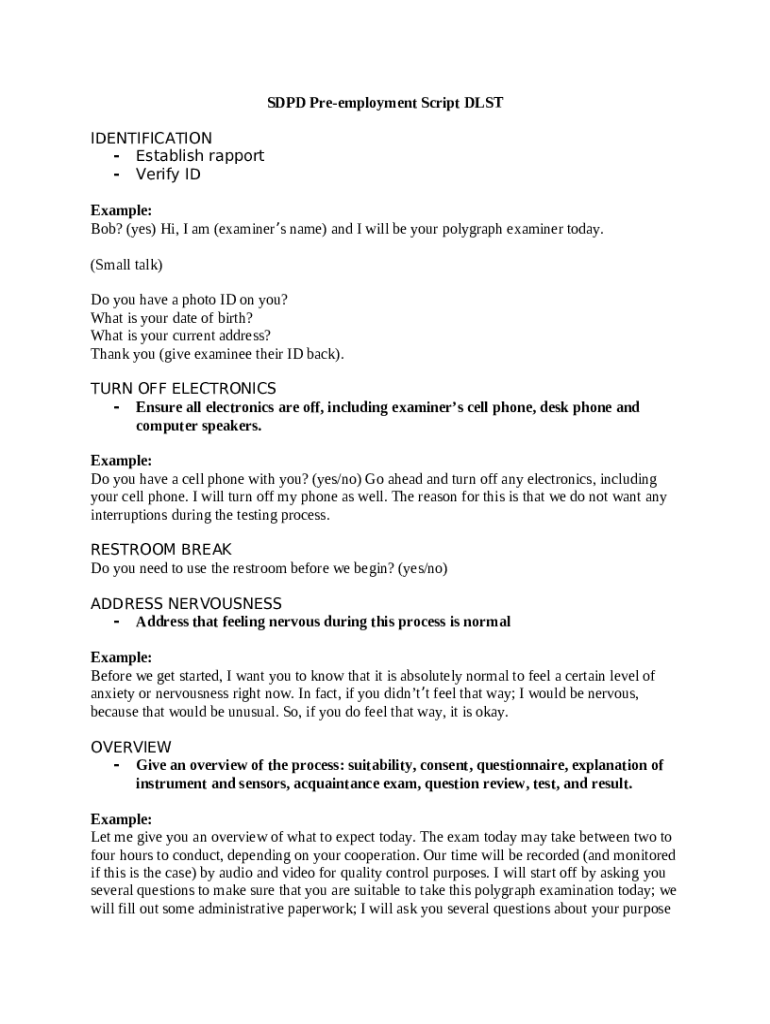 Learn How to Pass (or Beat) a Polygraph Test Doc Template | pdfFiller