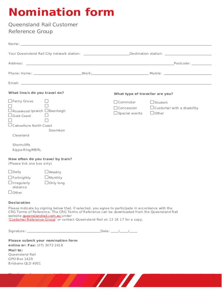 www.queenslandrail.com.auCommunityDocumentsNomination - Queensland Rail ...