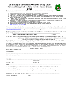 Free Membership Application s & Templates (Word PDF)Free Membership ...