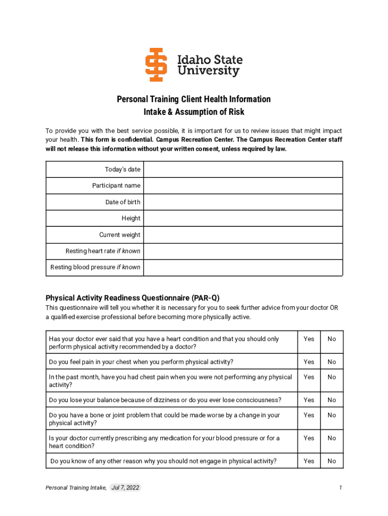 Fillable Online www.instituteofpersonaltrainers.comblog14 Essential ...