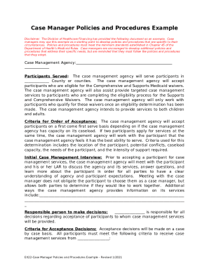 Case Management, Client Risk Factors, and Service Use Doc Template ...
