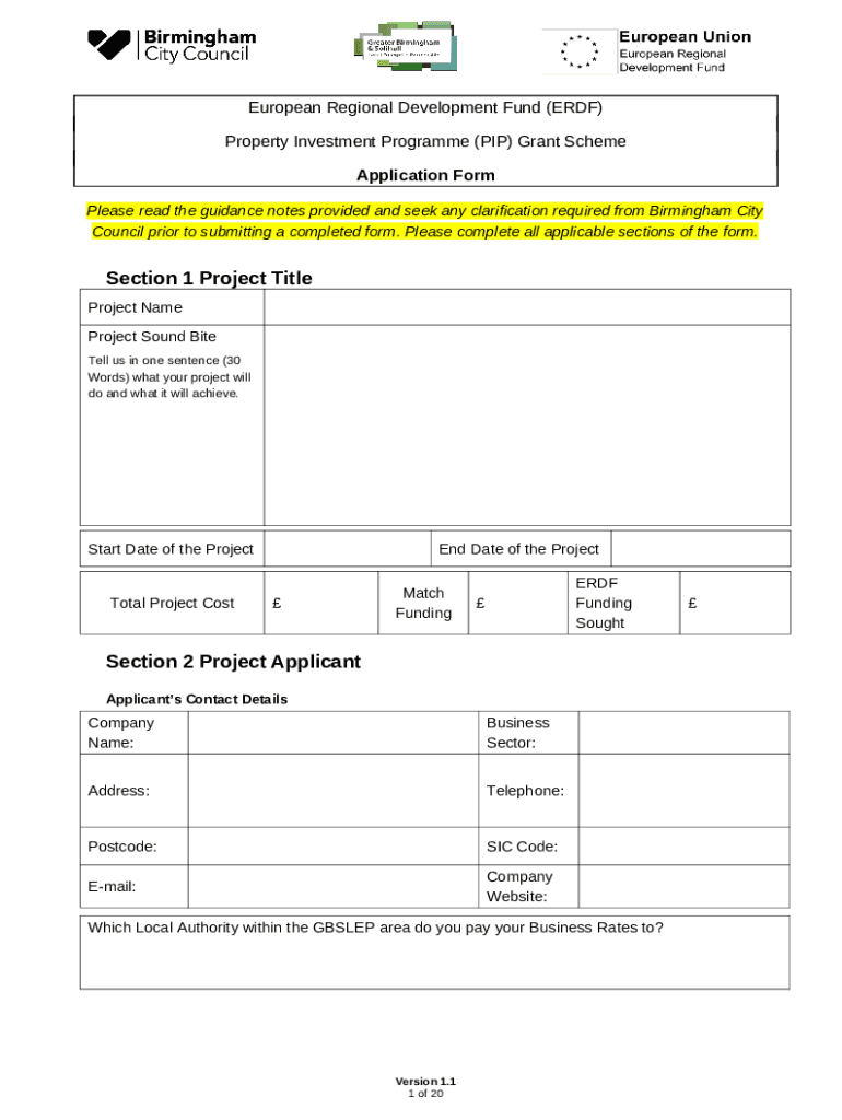 Application - Birmingham City Council Doc Template | pdfFiller