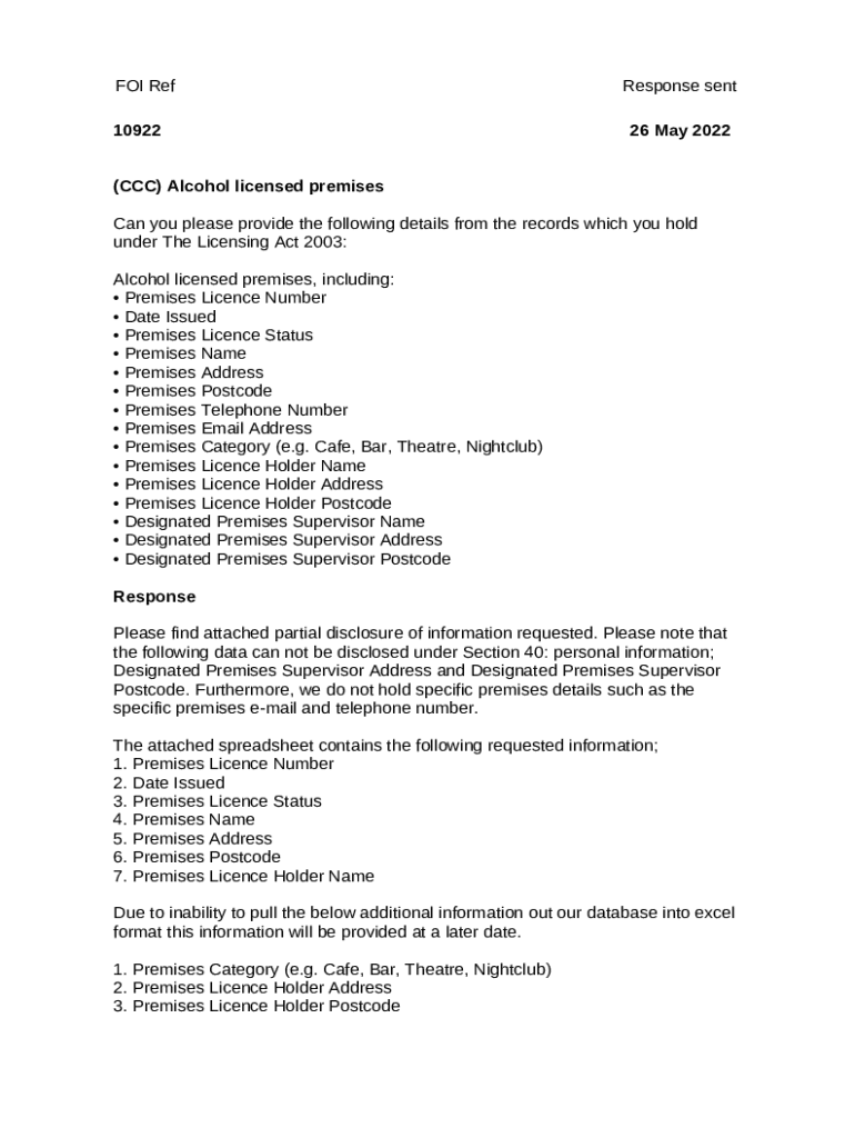 Amend Your Alcoholic Beverages Retail License: Alteration of Premises ...