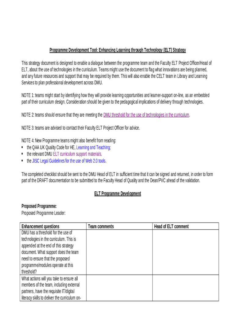 ELT Prompts - dmu.ac.uk Doc Template | pdfFiller