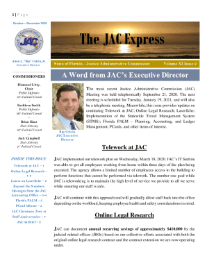 Fillable Online 1 The JAC Express Fax Email Print - pdfFiller