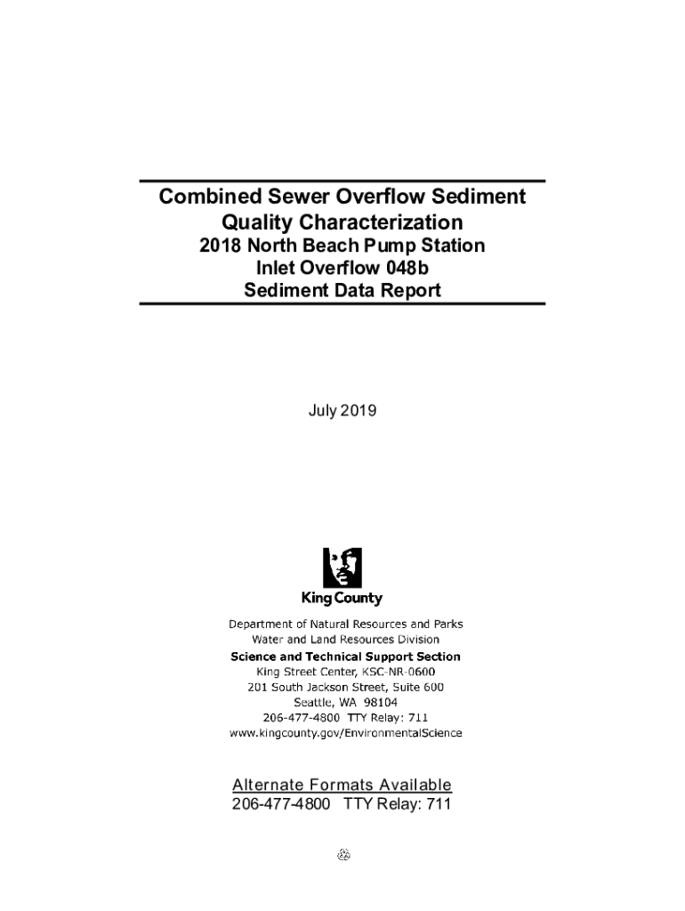Fillable Online your kingcounty Combined Sewer Overflow Sediment ... Fillable Online your kingcounty Combined Sewer Overflow Sediment ...