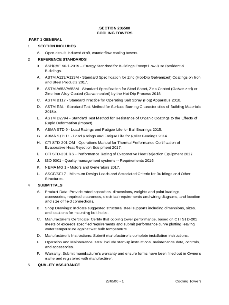Cooling Towers, Evaporative Condensers, Ice Thermal Storage ... Doc ...