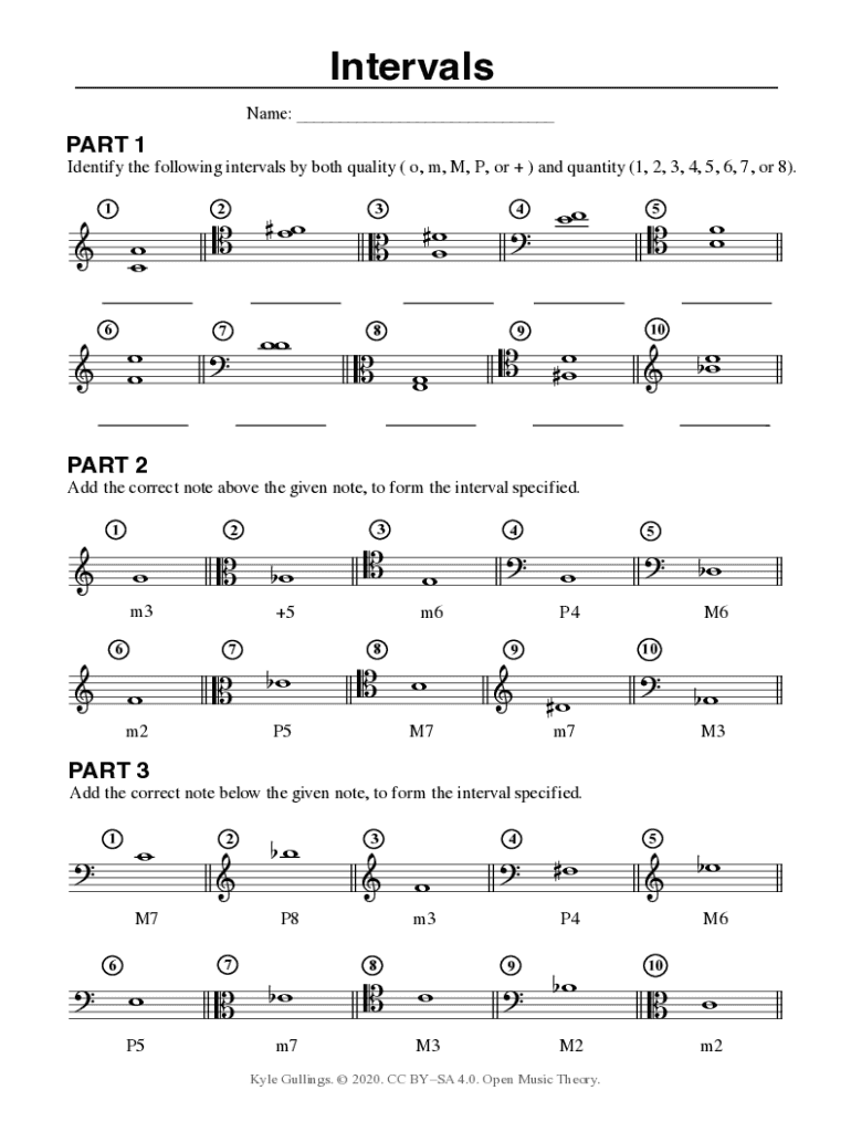 Fillable Online INTERVALS INTERVAL size and quality - University of ...