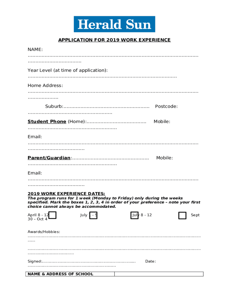 Experience Letter Sample: Definition, Tips and Examples Doc Template | pdfFiller