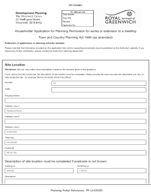 Fillable Online 142 PL 007 - planning.org.uk Fax Email Print - pdfFiller