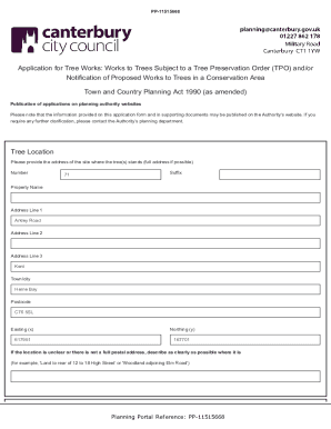 Fillable Online Tree Preservation Orders and trees in conservation ...