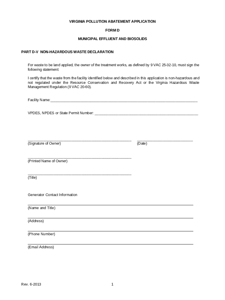 public.deq.virginia.govLAPOLAPVIRGINIA POLLUTION ABATEMENT APPLICATION ...