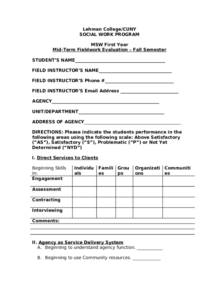 Lehman College/CUNY Doc Template | pdfFiller