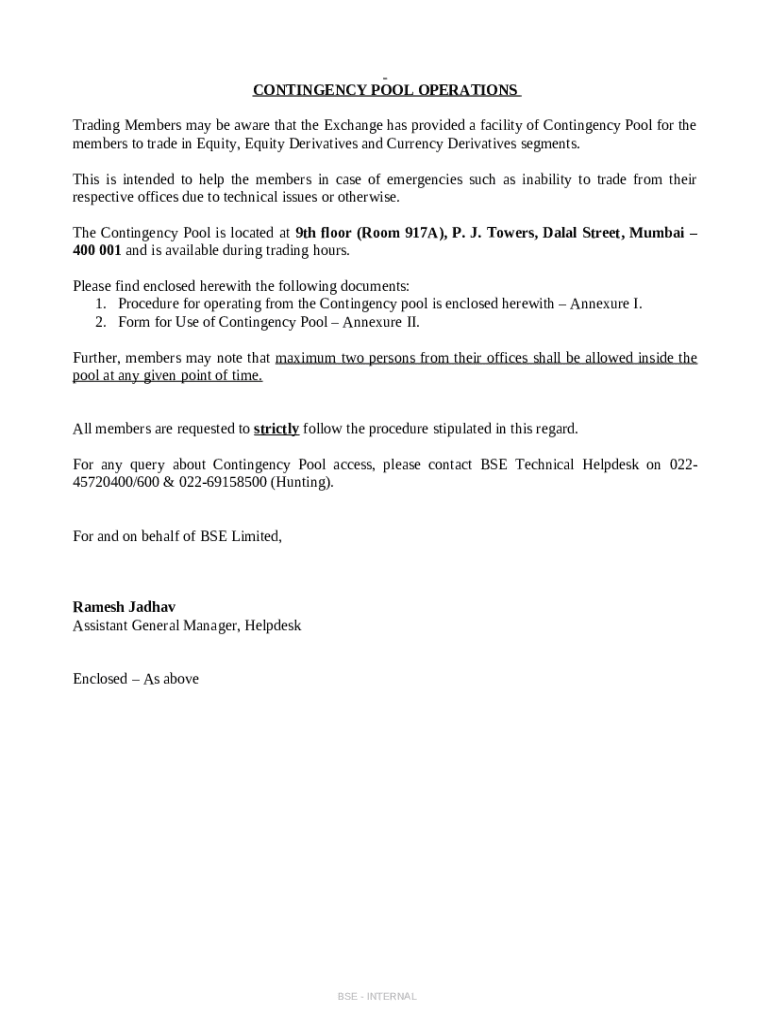 What is a Contingency Plan? - TechTarget Doc Template | pdfFiller