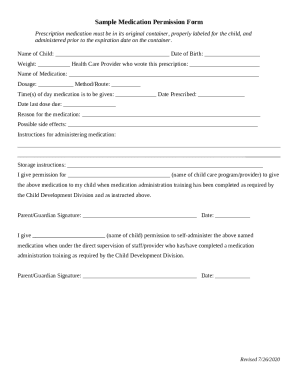 Medication Administration - outside vermont Doc Template | pdfFiller