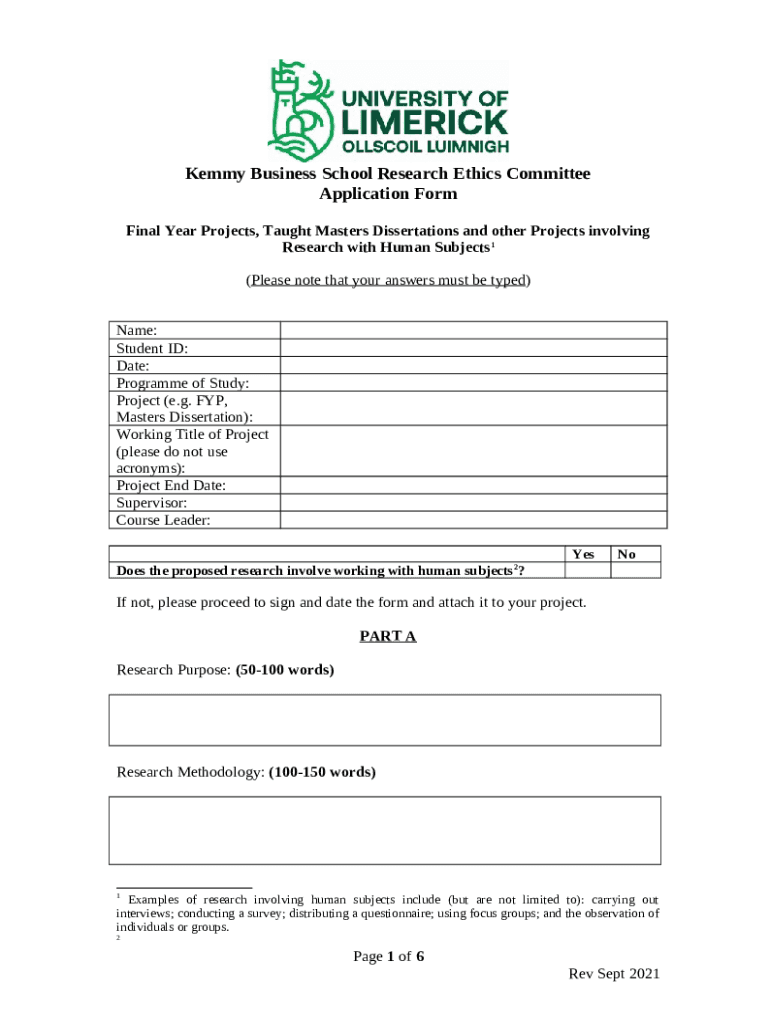 Applying for ethical approval for research: the main issuesTemplates ...