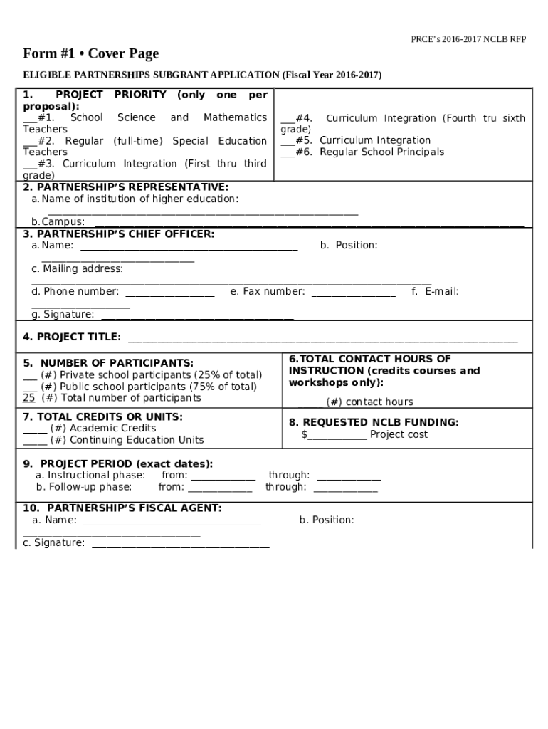 1 Cover Page - pr Doc Template | pdfFiller