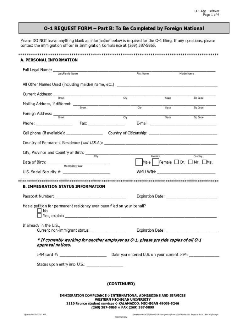 Fillable Online 1 REQUEST FORMPart B: To Be Completed by Fax Email ...