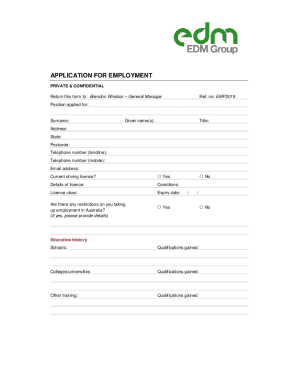 Fillable Online Application for employment (AP2)-1.docx Fax Email Print ...