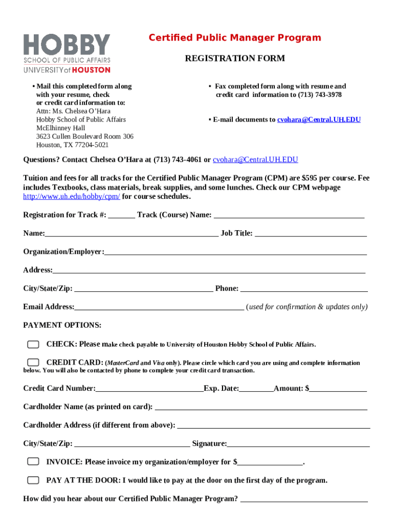 CONFERENCE REGISTRATION Doc Template | pdfFiller