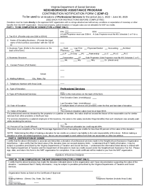 Virginia Department of Social Services Neighborhood Assistance Program ...