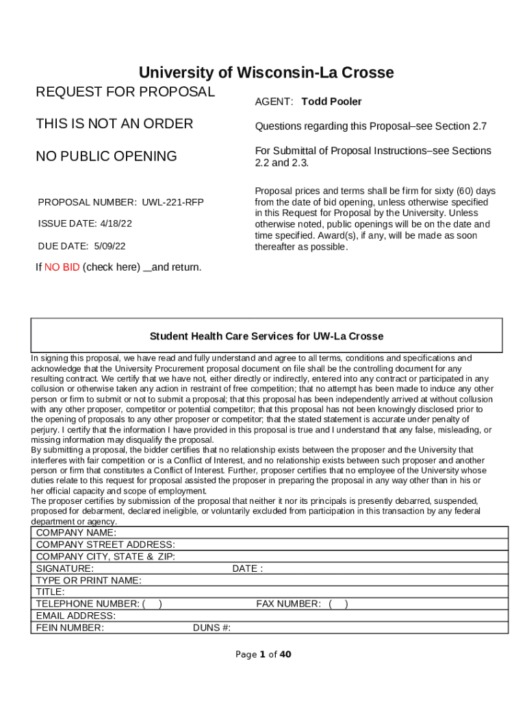 vendornet.wi.govDownloadREQUEST FOR BID (RFB) FOR UNIVERSITY OF ...