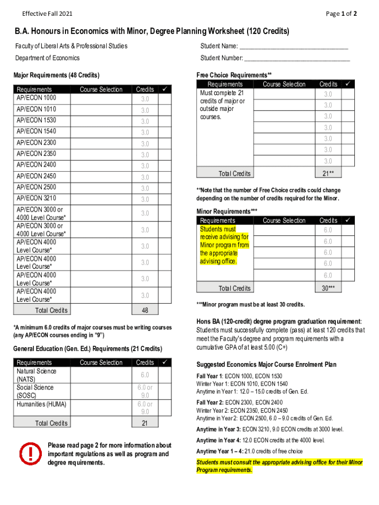 Fillable Online Bachelor Degree Program Sheets - University of Hawaii ...