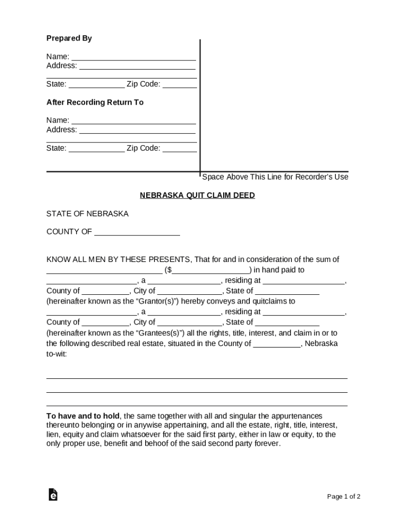 Get Texas Quit Claim Deed - US Legal s Doc Template | pdfFiller