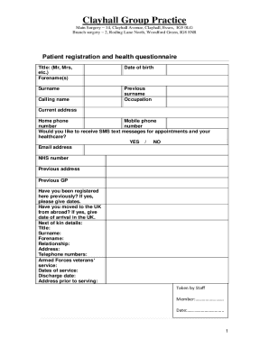 Fillable Online Adult Registration Form - GP Web Solutions Fax Email ...