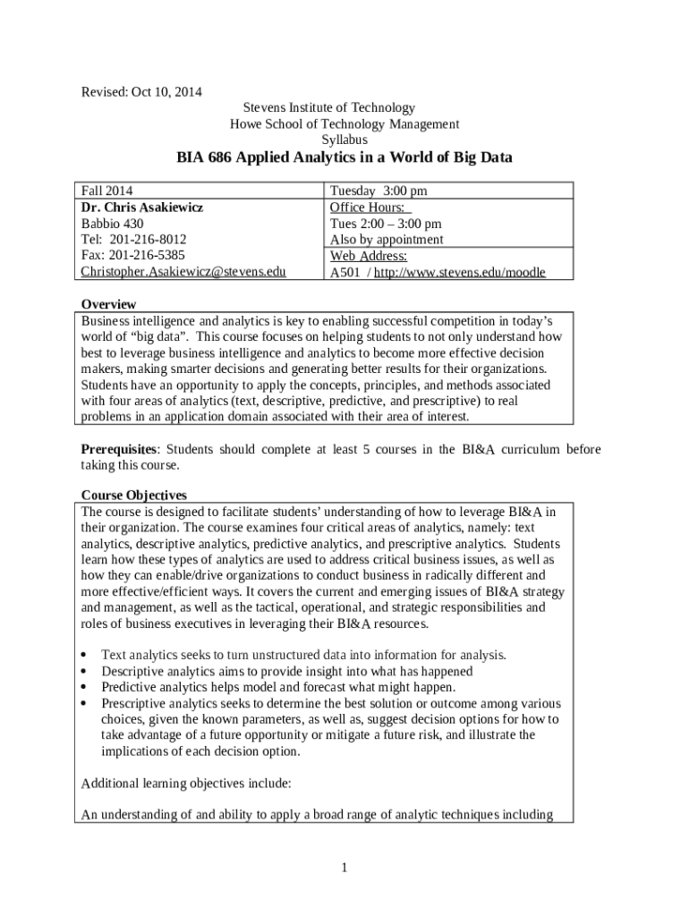 Template for Proposed New Course(s) - Stevens Institute of Technology ...