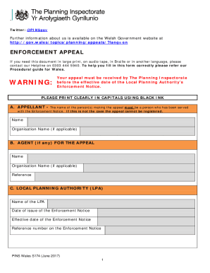 Fillable Online Enforcement, Listed Building Enforcement & Lawful ...