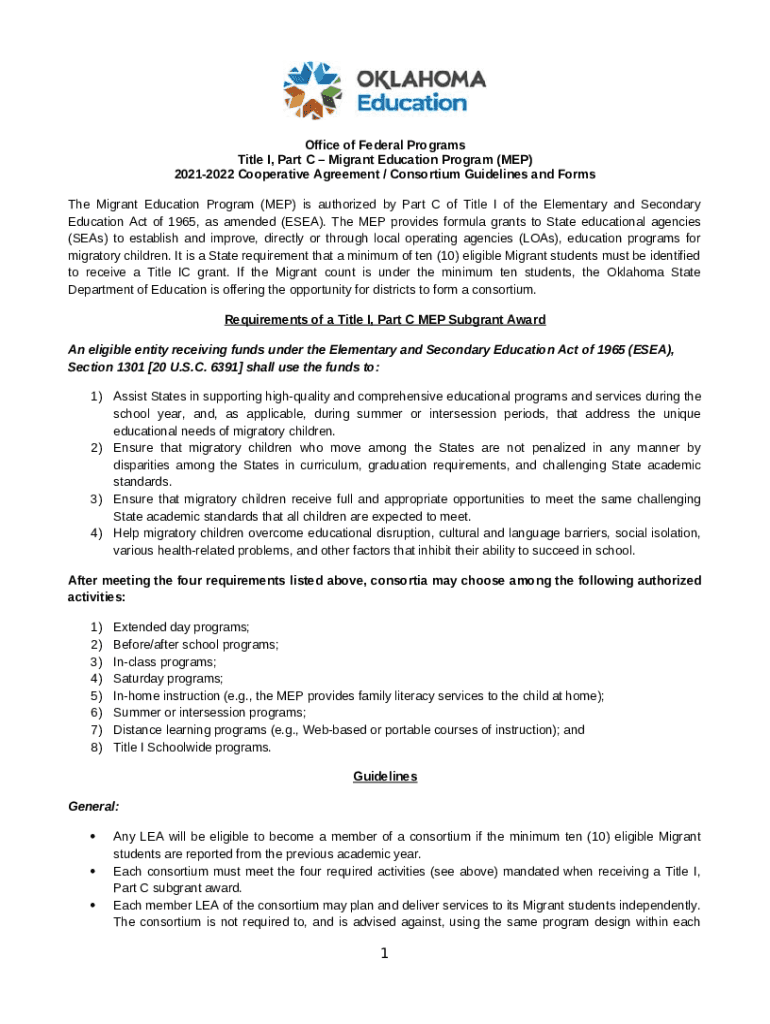 oese.ed.govmigrant-education-programMigrant Education Program (Title I, Part C)State Grants ...